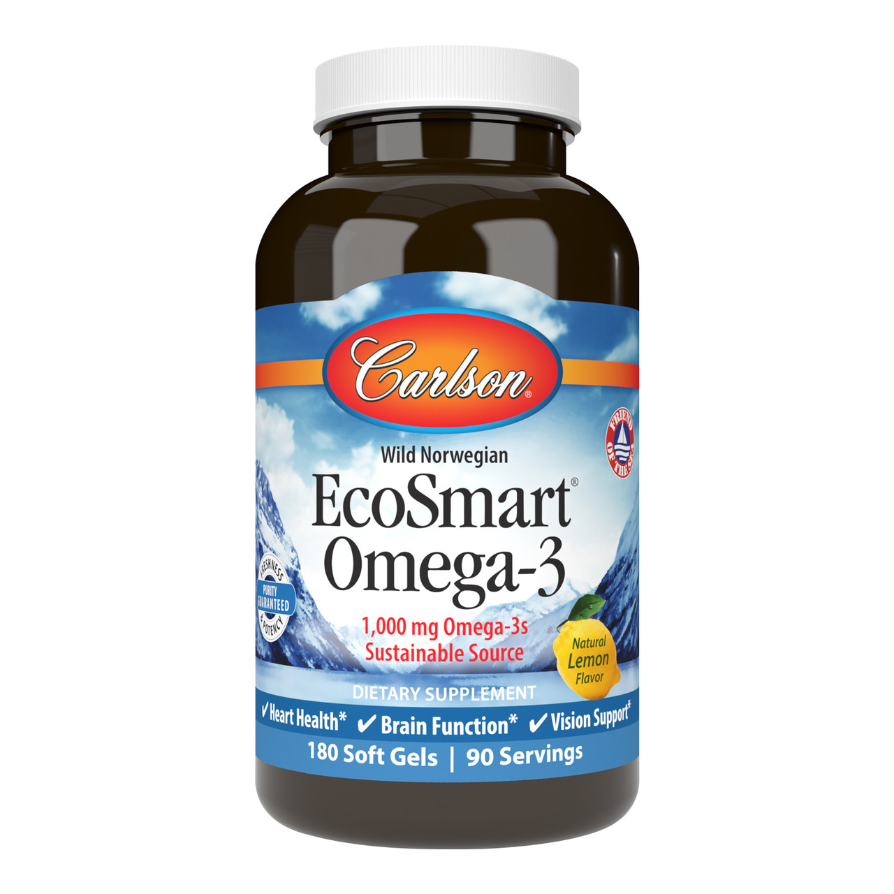 EcoSmart Omega-3 180 Soft Gels